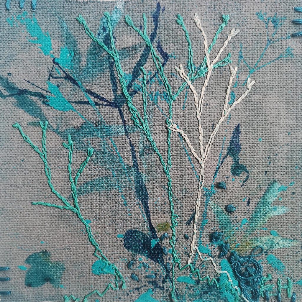 Textile artworks by British textile artist Ellie Hipkin