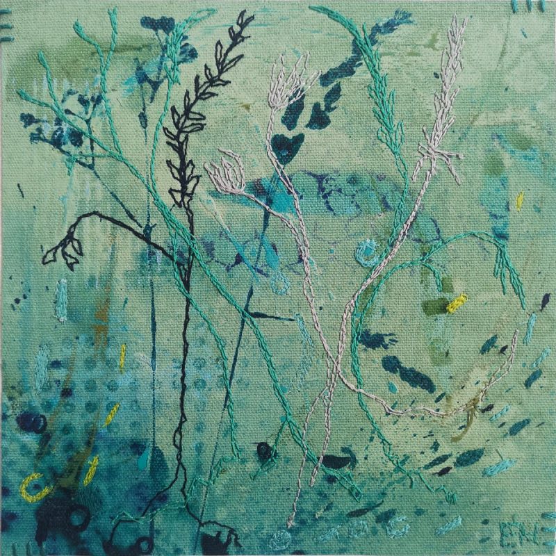 Textile artworks by British textile artist Ellie Hipkin