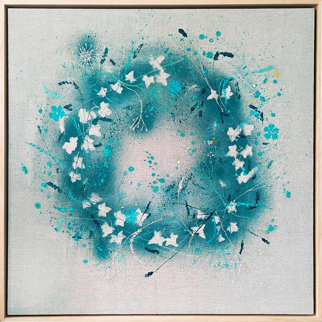 Textile art by British textile artist Ellie Hipkin