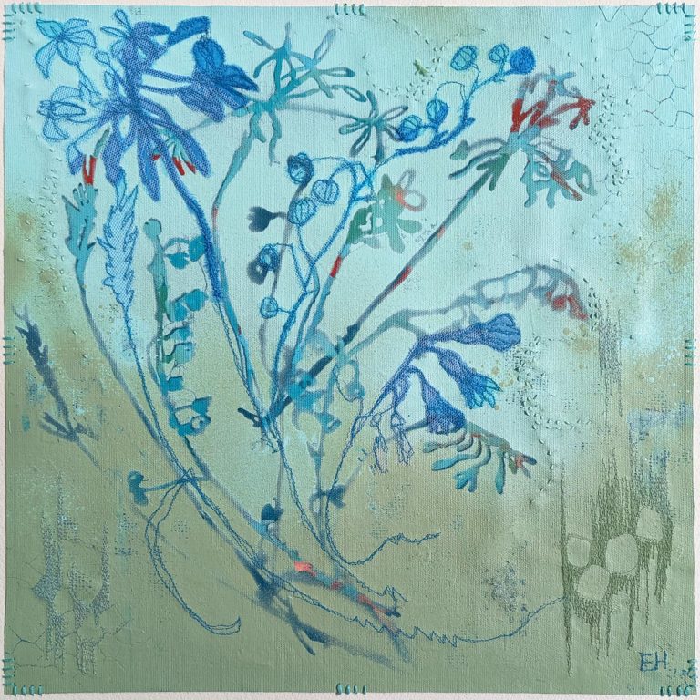 Textile art by British textile artist Ellie Hipkin