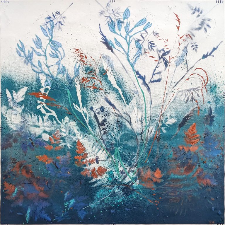 Textile art by British textile artist Ellie Hipkin